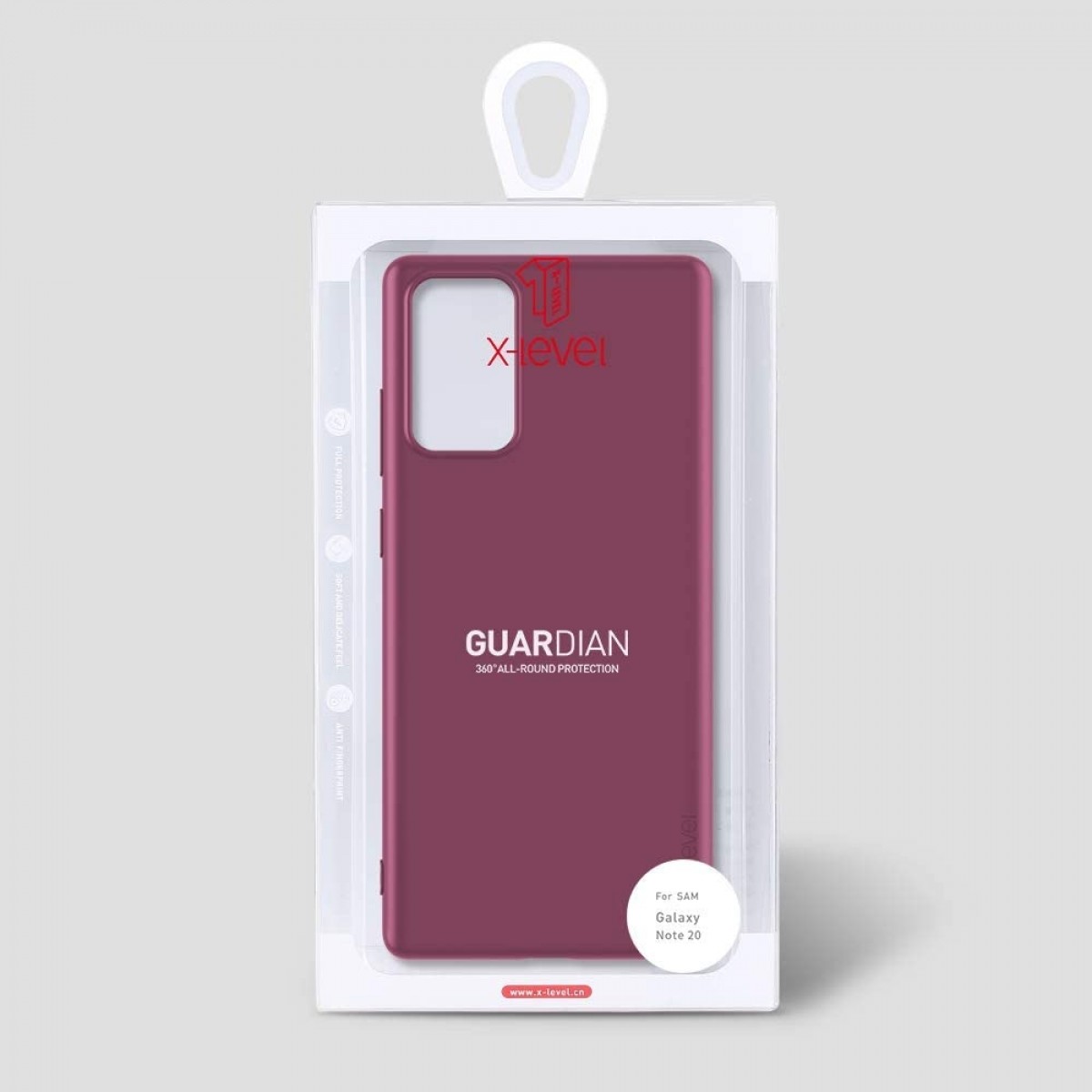 Bordo spalvos dėklas X-Level Guardian telefonui Samsung A22 5G